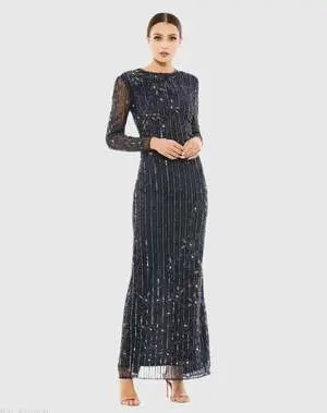 Mac Duggal Round Neck Dresses
