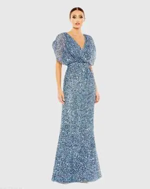 Mac Duggal Short Sleeve Evening Dresses