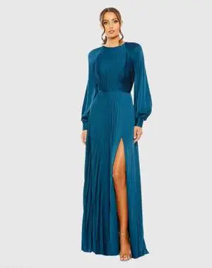 Long Sleeve Slit Dresses