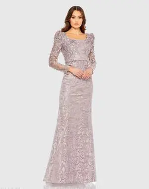 Mac Duggal Scoop Neck Evening Dresses