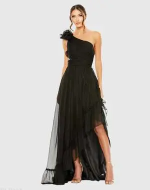 Ruffled Asymmetrical Dresses