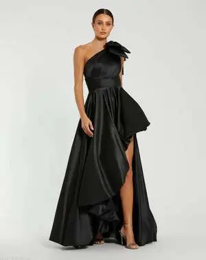 Women's Black Satin Gowns