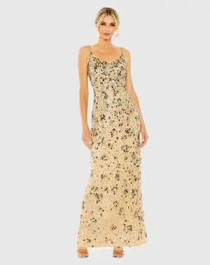 Embellished Floral Evening Gowns