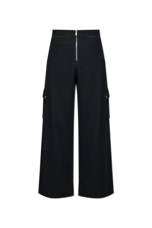 JIL SANDER Wide-leg Wool Trousers