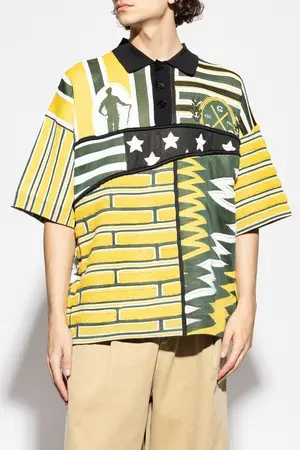 PDF Patchwork Polo Sweater