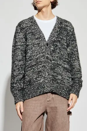 Officine Générale Wool Turtleneck Cardigan