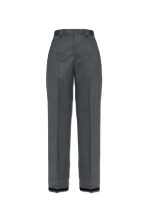 MAISON MARGIELA Woolen Trim Trousers