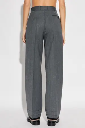 MAISON MARGIELA Woolen Trim Trousers