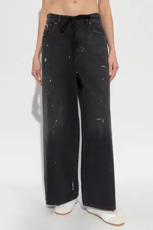 MAISON MARGIELA Paint Splatter Bootcut Jeans