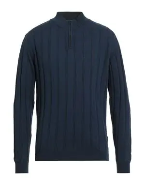 WOOL & CO Cotton Half-zip Knit Sweater