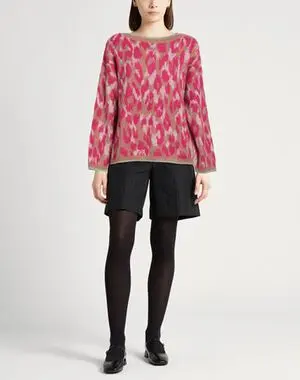 Liu Jo Leopard-print Jacquard Knit Sweater