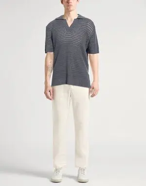 DANIELE FIESOLI Short Sleeve Knit V-neck Top