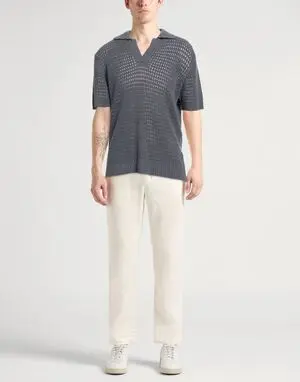 DANIELE FIESOLI Short Sleeve Knit V-neck Top