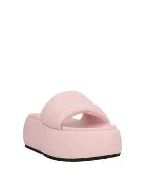 Amiri Leather Flatform Slides