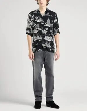 Amiri Shirt Size Viscose - Black