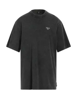 Fendi T-shirt Charcoal Size Cotton