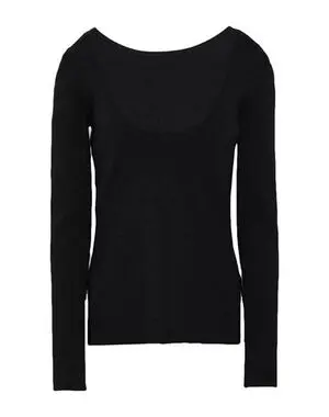 Max Mara Long Sleeve Crewneck Sweater - Black