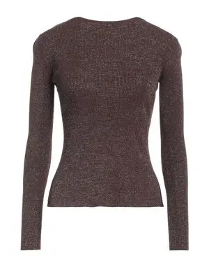 Max Mara Long Sleeve Crewneck Sweater - Plum