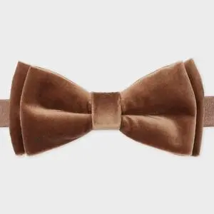 Paul Smith Velvet Bow Tie - Brown