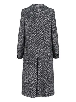 Tagliatore Jole Double-breasted Coat - Black