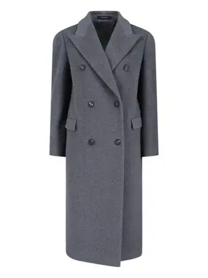 Tagliatore Notched Lapel Coats For Women