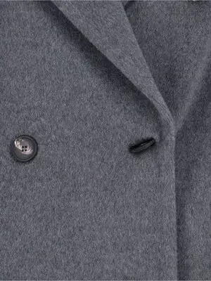 Tagliatore Jole' Cashmere Double-breasted Coat - Gray