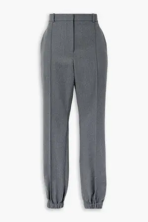 Alexander McQueen Tapered Wool-flannel Pants
