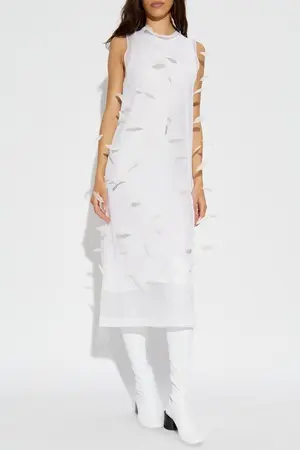 JIL SANDER Silk Midi Dress