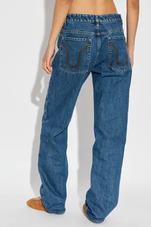 JIL SANDER Jeans With Decorative Legs