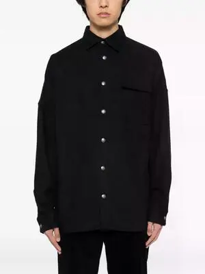 Palm Angels Logo-print Shirt Jacket
