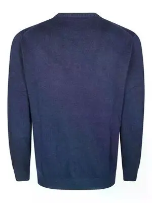 MC2 SAINT BARTH Graphic-embroidered Crewneck Sweater - Blue