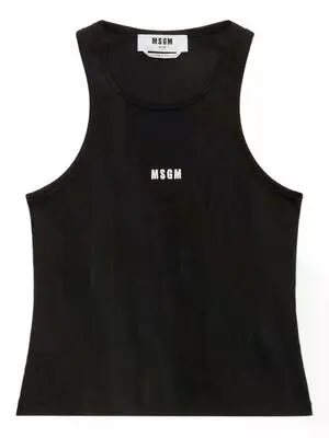 Msgm Logo Camis Tanks For Women