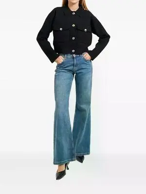 BOSS Button-fastening Wide Leg Jeans