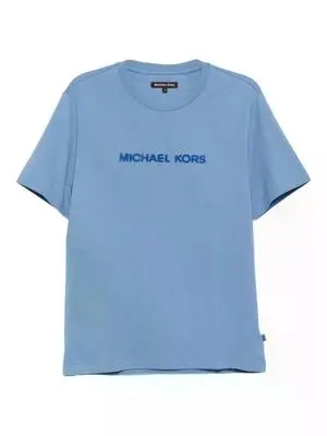 Michael Kors Logo-embossed T-shirt - Blue