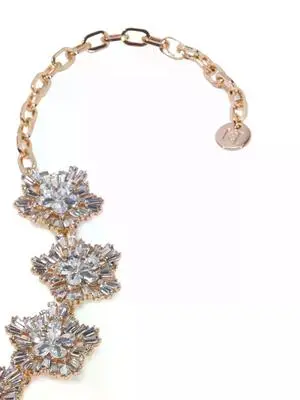 Carolina Herrera Crystal Snowflake Pendant Necklace