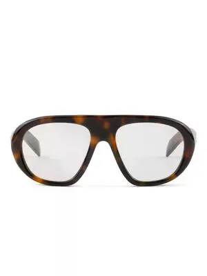Prada Pilot-frame Sunglasses - Brown