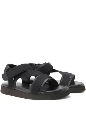 Giorgio Armani Touch-strap Leather Sandals