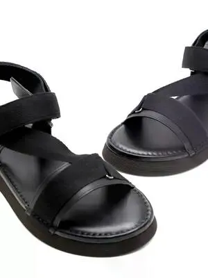 Giorgio Armani Touch-strap Leather Sandals