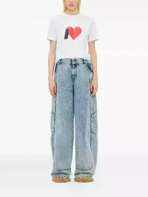 MSGM Panelled Pocket Jeans