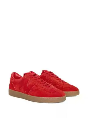MSGM Panelled Suede Sneakers - Red