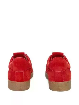 MSGM Panelled Suede Sneakers - Red