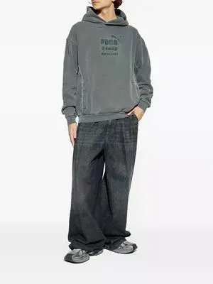 PUMA Logo-embroidered Hooded Sweater