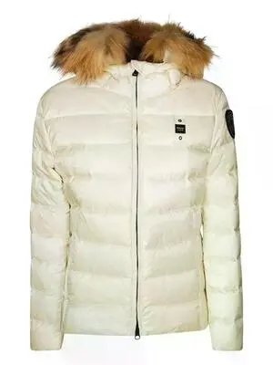 BLAUER. Fur-hooded Puffer Jacket