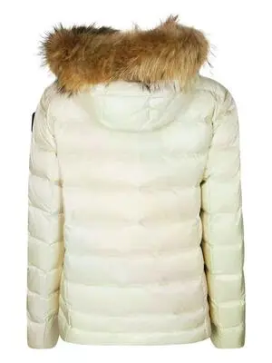 BLAUER. Fur-hooded Puffer Jacket