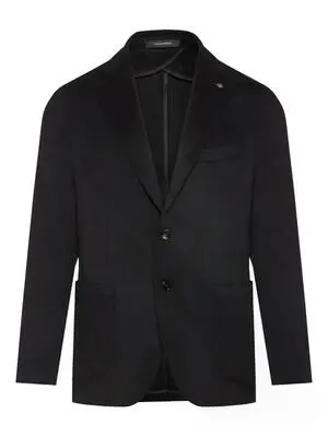 Tagliatore Button Single-breasted Jacket - Black