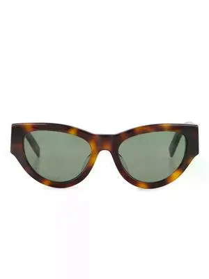 Saint Laurent Cat-eye Frame Sunglasses - Brown