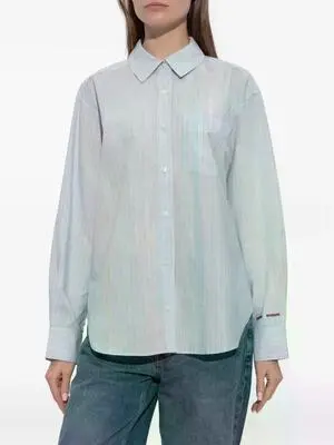 SAMSOE SAMSOE Salova Striped-pattern Shirt