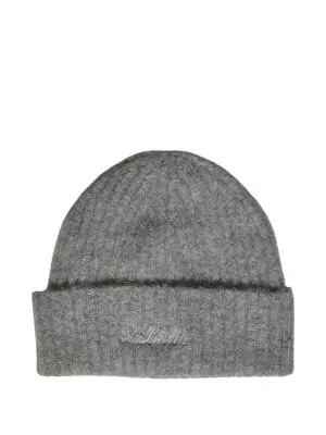MC2 SAINT BARTH Logo-embroidered Beanie - Grey