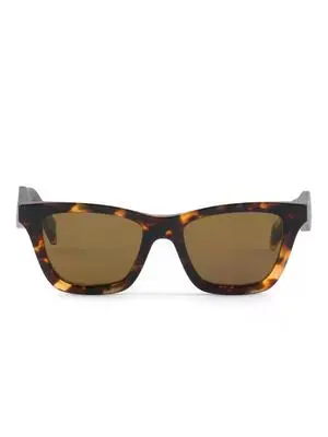 Prada Rectangle-frame Sunglasses - Brown