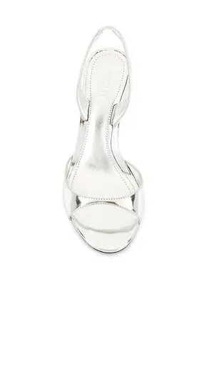 Schutz Scarlett Sling Mid Sandal - Prata